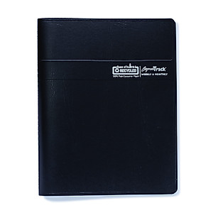 House of Doolittle Express Track Recycled Weekly Appointment Book/Monthly Planner, 11 x 8.5, Black Cover, 13-Month (Jan to Jan): 2023 to 2024