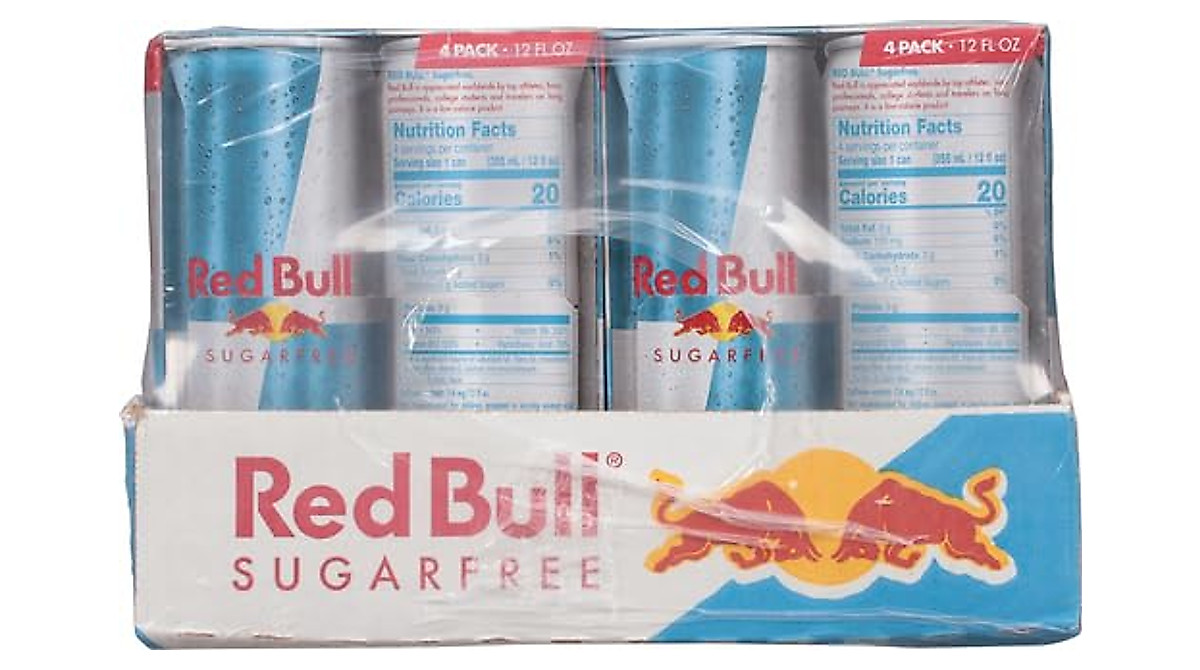 Red Bull Sugar Free Energy Drink | 24 Cans for a Sugar-Free Boost