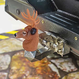 Rivers Edge Products Trailer Ball Cover, 1 7/8 to 2-Inch Trailer Hitch Ball Cover, Hunting Tow Ball Protector, Funny Towing, Trailer, Truck, or RV Accessories, Deer