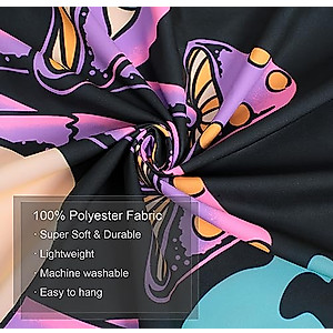 Miytal Blacklight Sun Tapestry, UV Reactive Hippie Aesthetic Mushroom Poster, Skull Vertical Glow in The Dark Tapestry for Bedroom - 44" x 59"