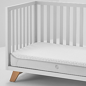Bedgear Baby Hypoallergenic Air-X 2-Stage Infant and Toddler Breathable Crib Mattress – CertiPUR-US Certified and Airflow Certified with a Waterproof Removable and Machine Washable Cover