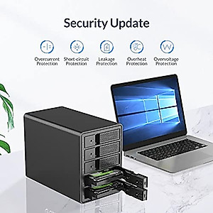 Thick Multi Bay 3.5'' SATA to USB3 HDD Docking Station Single Internal Power HDD Enclosure Aluminum HDD Case