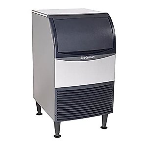 Scotsman UN1520A-1 20" Air-Cooled Nugget Undercounter Ice Maker Machine with 57 lb. Storage Capacity, 167 lbs/Day, 115v, NSF