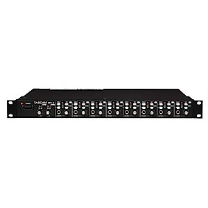 Tascam 8-Output Stereo Headphone Amplifier, 250mW per side, pro-level control