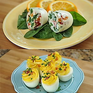 6 Pcs Egg Cooker and Steamer, Prepare Hard Boiled Eggs without the Shell DESERVED TO OWN FOR QUALITY LIFE