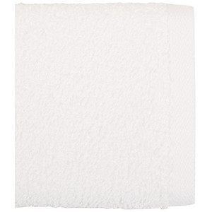 Amazon Basics Fast Drying, Extra Absorbent, Terry Cotton Washcloths, White - Pack of 24 & Cotton Hand Towels, White - Pack of 12