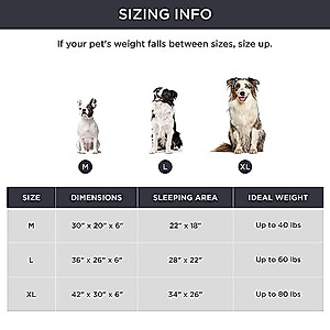 Bedsure Calming Dog Bed for Large Dogs - Orthopedic Egg Foam Dog Sofa Bed, Bolster Couch Pet Bed with Removable Washable Cover, Waterproof Layer, Comfy Fuzzy Faux Fur Surface&Nonskid Bottom,Quiet Gray