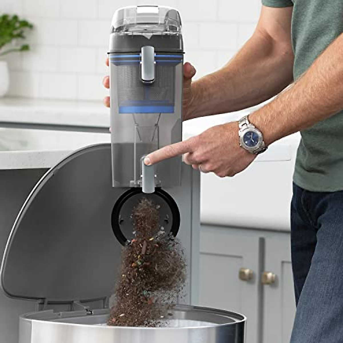 Hoover ONEPWR Evolve Pet Cordless Small Upright Vacuum Cleaner, Lightweight Stick Vac, For Carpet and Hard Floor, BH53420V, White