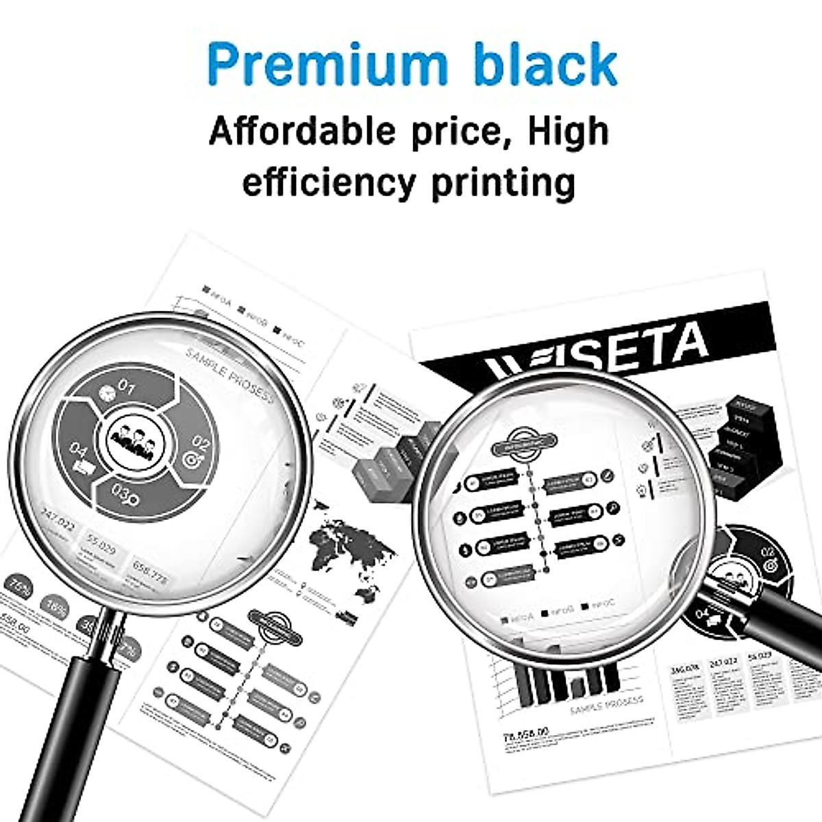 17A HP Toner Cartridge - Compatible 17A CF217A Toner Cartridge Replacement for HP 17A CF217A Toner Compatible with Laserjet Pro M102w M130nw M130fw M130fn M102a M130a Toner Printer (2 Black)