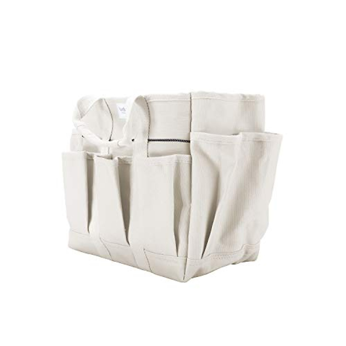 Martha Stewart Heavy-Duty Canvas Garden Bag with 6-Inch Exterior Pockets and 11-Inch Interior Pockets
