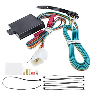 A-Premium 4-Pin Trailer Wiring Harness Compatible with Select Subaru Models - Outback 2010-2021, Forester 2014-2021, Crosstrek 2016-2021, XV Crosstrek 2013-2015, Ascent 2019-2021