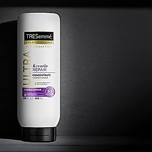 TRESemmé Ultra Keratin Repair Concentrate Conditioner for Damaged Hair, Visible Repair in 30 Seconds, Fast-Detangle Technology and 2X More Washes 20 oz