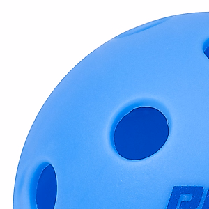 PCKL Optic Speed Pickleball Balls | Choose Indoor or Outdoor Pickleballs | USAPA Tournament Aproved | 4 Pack Crack-Resistant (Indoor Ice Blue)