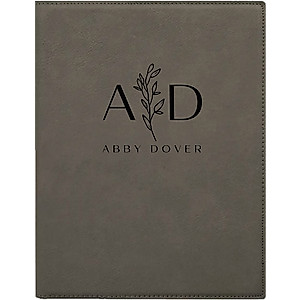 Personalized Padfolio. Professional Business Gifts. Custom Padfolio. Corporate Business Portfolio Organizer Folder. Custom Notepad Holder With Magnetic Closure. Teacher Gift. Engraved Simple Notepad