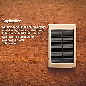 DMiotech 5 Pack 5.5V 60mA 90mm x 30mm Mini Solar Panel Cell for DIY Electric Power Project