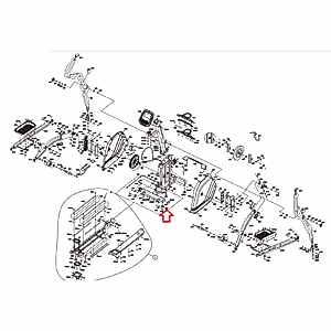 Leveling Foot Leveler 028275-AA Works with AFG Vision Fitness Livestrong Elliptical