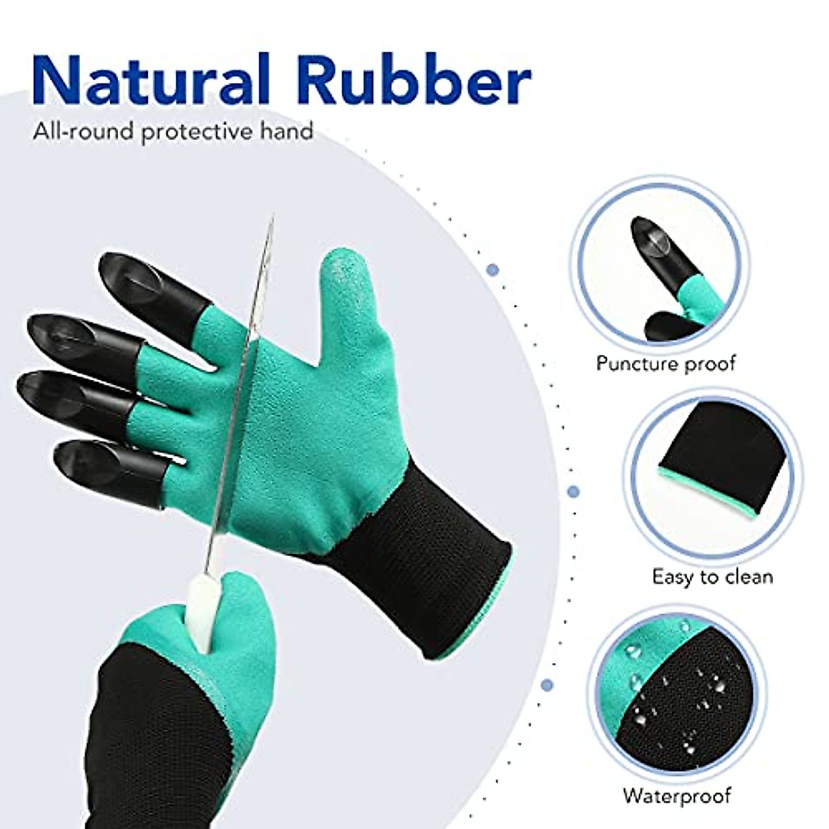 Garden Kneeler and Seat - Sturdy Garden Bench Stool with Thicken & Soft Kneeling Pad，Heavy Duty Foldable Garden Stool Bonus 2 Large Pouches for Gardening Tools by OasisSpace (Blue)