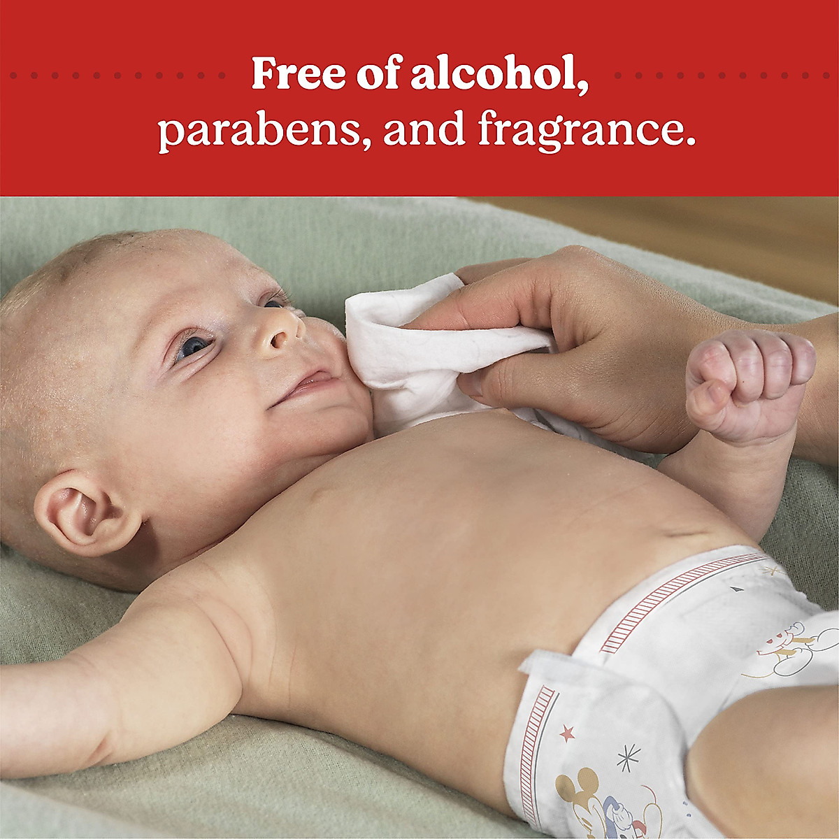 Baby Wipes, Unscented, Huggies Simply Clean Fragrance-Free Baby Diaper Wipes, 6 Flip-Top Packs (384 Wipes Total),64 Count (Pack of 6)