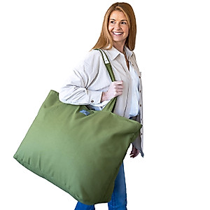 Foundry by Fit + Fresh, All The Things Tote Bag, Luggage, Travel Duffle Bag, Weekender Bags for women, and Beach Bag, Olive