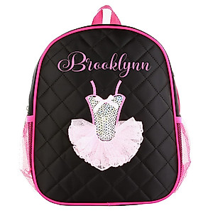 Kishkesh Personalization Personalized Embroidered Dance / Ballet bag - Ballet Dress