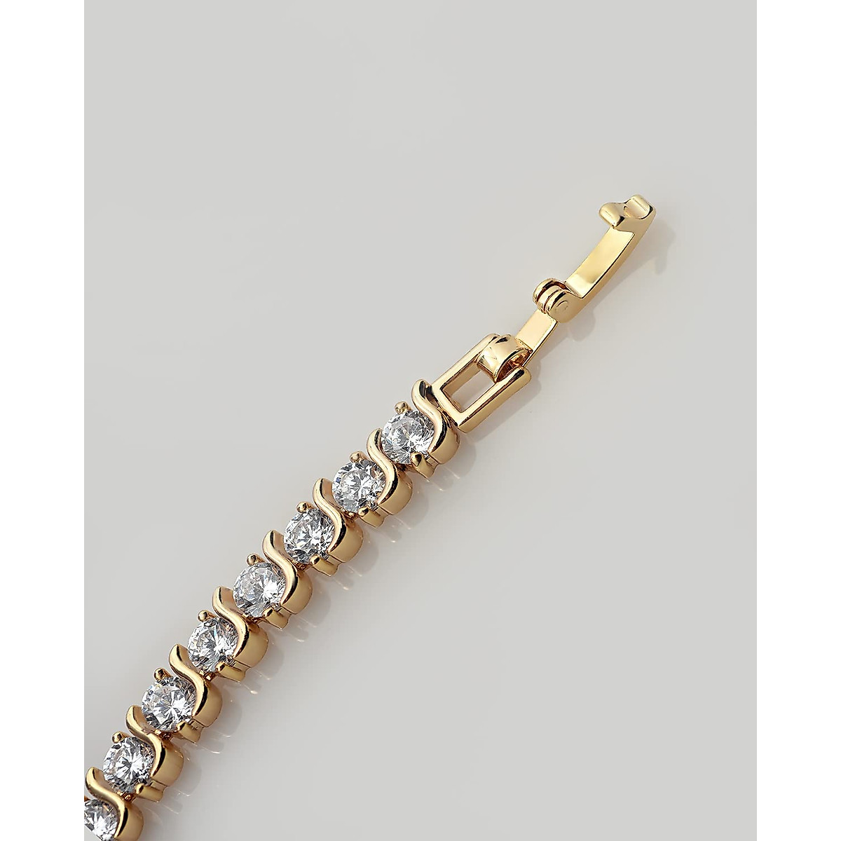 KZZENKI Mothers Day Gifts Gold Tennis Bracelets for Women Gold Bracelet 14K Plated Cubic Zirconia Bracelets for Women, Wedding Bracelets for Brides