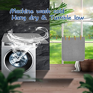 GINIDEAR Guinea Pig Cage Liner, 2 Pack - Washable, Reusable, Leakproof Fleece Bedding Pads for Small Animals with Anti-Slip Bottom - for Midwest Cage/24''X36'' Area, Gray