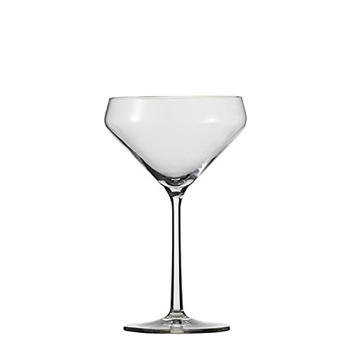 Zwiesel Glas Pure German Crystal Glassware Collection, 6 Count (Pack of 1), Martini Cocktail Glass