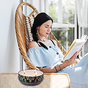 Amastika Citronella Candles Outdoor Large 3 Wicks Natural Soy Wax Candle for Home Patio in Summer, 3 Packs, 1 X 13.5oz