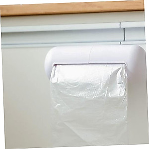 Healeved 4 pcs car garbage bin hanging trash bag holder grocery bag saver grocery bag holder garbage bag carrier mini trash cans car stand Trash Bag Dispenser Wall-mounted garbage bag bin