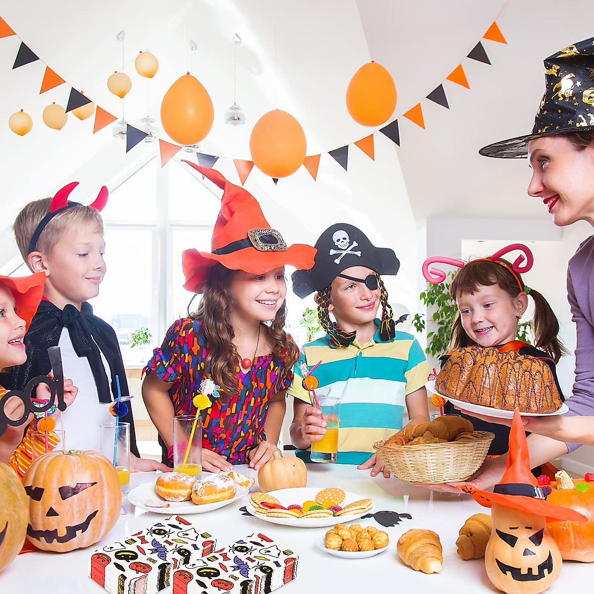 100 Pcs Halloween Napkins Paper Halloween Guest Napkins Christmas Napkins Paper Christmas Guest Napkins Halloween Christmas Napkins Disposable Cocktail Napkins Paper for Party Bathroom