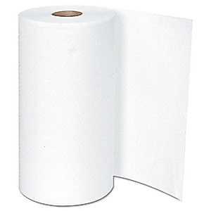 Boardwalk BWK6273 11 in. x 8.5 in. 2-Ply Kitchen Roll Towel - White (250/Roll, 12 Rolls/Carton)