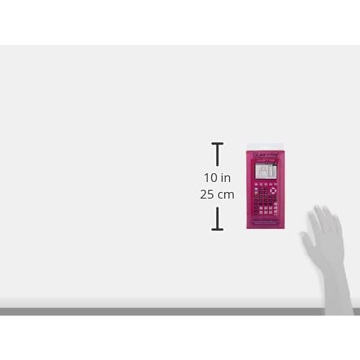 Guerrilla Silicone Case for Texas Instruments TI-84 Plus CE Color Edition Graphing Calculator With Screen protector and Graphing Ruler, Pink