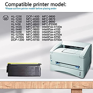 HIYOTA Compatible TN-460 TN460 Black Toner Cartridge Replacement for Brother TN460 DCP-1400 HL-1240 1250 1460 1435 1440 1450 MFC-8500 8600 8700 IntelliFax-4100e 4750 4750e Printers | TN 460 2PK