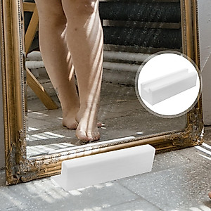 Uonlytech Full Length Mirror Holder Artwork Holder Wooden Art Mount Display Support Mirror Stand Artwork Stand Mirror Support Wood Display Rack Stands for Display Wood Display Holder