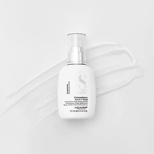 ALFAPARF MILANO Semi Di Lino Diamond Extraordinary All-in-1 Leave In Fluid - Anti-Frizz Detangling Spray, Leave In Conditioner, & Heat Protectant - For Added Shine & Softness - Vegan (4.23 fl. oz)