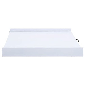 Tidyard Washing Machine Stacking Kit with Pull Out Shelf Steel Washing and Drying Machine Pedestal White 27.2 x 26.8 x 3.1 Inches (W x D x H)