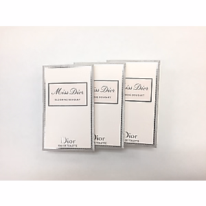 3-Pack Miss Dior Blooming Bouquet Eau De Toilette 1 ML - 0.03 Fl Oz Sample Vial