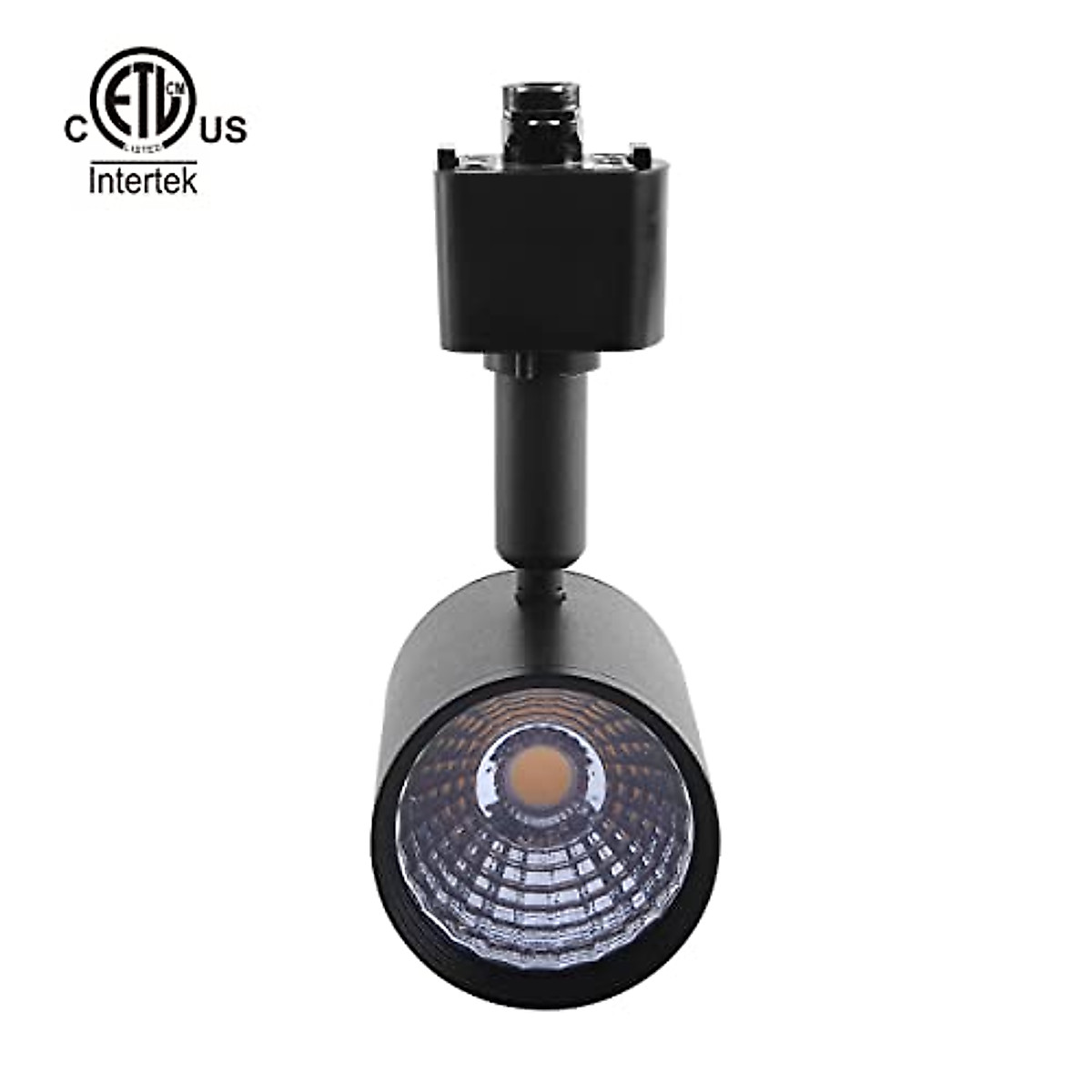 mirrea 6 Pack LED Track Lighting Heads Compatible with Single Circuit H Type Track Lighting Rail Ceiling Spotlight for Accent Task Wall Art Exhibition Lighting 6.5W 24° Black (3000K Warm White)