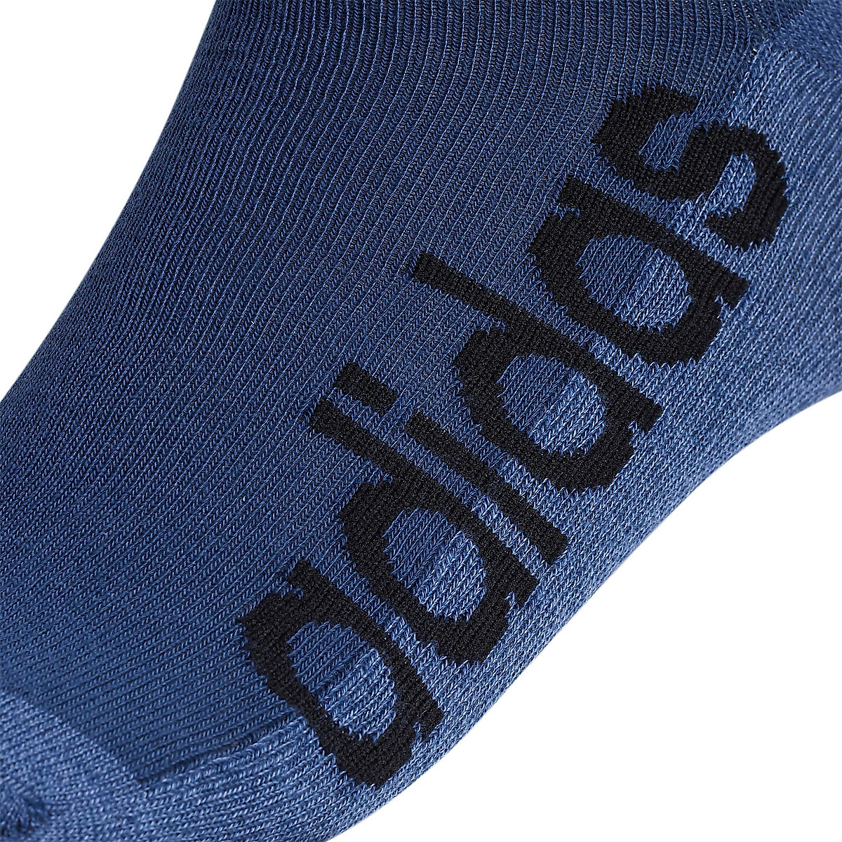 adidas Men's Linear Superlite II 6-Pack No Show, Night Marine Blue/Crew Blue/Legend Ink Blue, Large