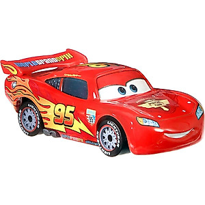 Disney Pixar Cars Lightning McQueen with Racing Wheels