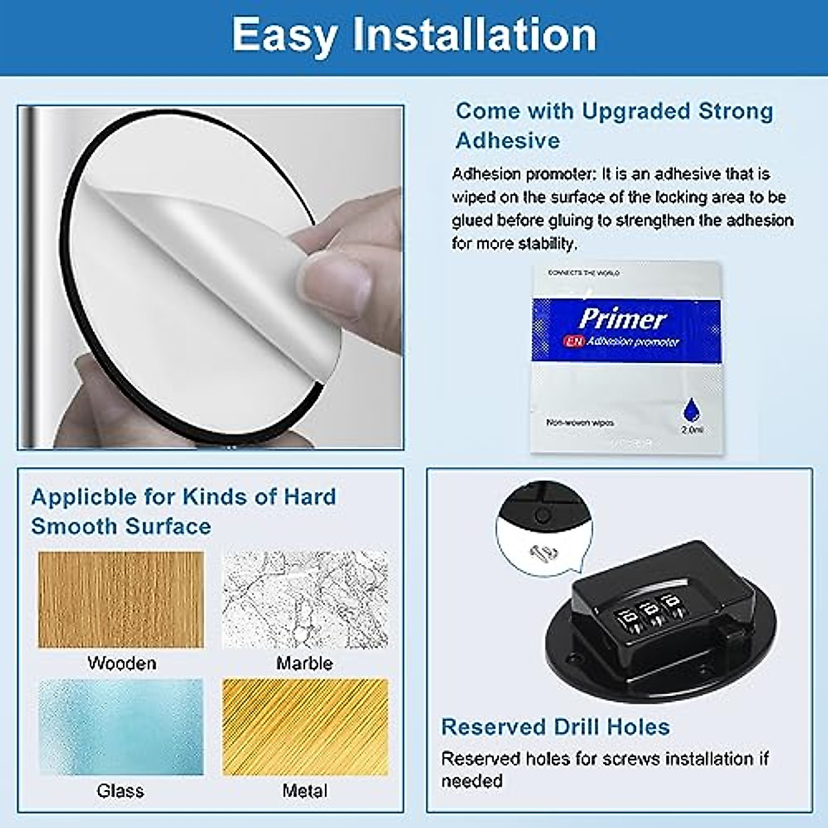 Fridge Lock AOSITE 1 Pcs Refrigerator Lock Combination Black Combo Fridge Locks for Adults Refrigerator Lock for Children Adhesive Freezer Door Lock Child Safe Refrigerator Lock for Kids