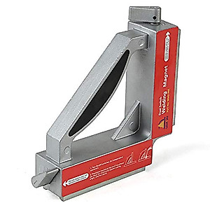 LISHUAI Double Switch Neodymium Welding Magnets,Strong NdFeB Magnetic Clamp,Magnetic Welding Holder 50Kgf