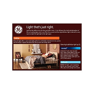 GE Lighting 45249 Relax HD LED (90-Watt Replacement) 1200-Lumen PAR38 Bulb, Soft White, 2-Pack, 2 Piece
