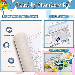 eimivrc Paint by Number for Adults Beginner, Stitch Paint by Numbers,Paint by Number Stitch for Gift Home Decor(16x20 Inch)