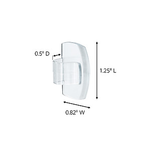 Command Outdoor Light Clips with Foam Strips, Clear, 30/Pack (17017CLRAW30NA)