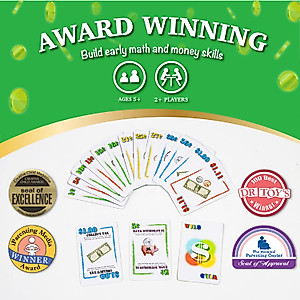 Exact Change Card Game - Educational Money Counting Game for Kids