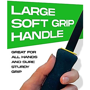 Tarli Corrugated Cardboard Cutter - Super Safe Fine-Toothed Steel Blade for Fast Box Package Opening - Multi use for crafting, breaking down, opening tool - Soft Handle Grip, Safer Alternative