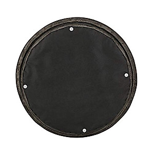 Christopher Knight Home Croton Ottoman, Gray, Shiny Brass