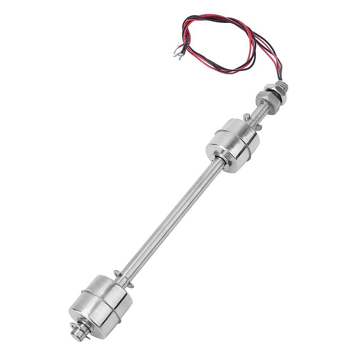 Switch,DC 0~110V Stainless Steel Double Ball Switch Water Level Controller Sensor Switch for Water ,Pool,Sink,Fish ,etc (200mm)