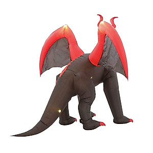 Home Accents Holidays 10 Foot Inflatable Skeleton Dragon